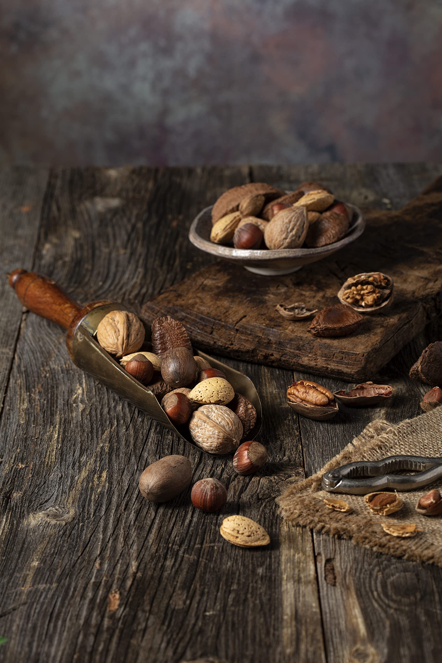 NUTS U.S. – Mixed Nuts In Shell (Almonds, Walnuts, Hazelnuts, Pecans, Brazil Nuts) | No Added Colors and No Artificial Flavors | Fresh Buttery Taste and Raw |Packed In Resealable Bags!!! (6 LBS)