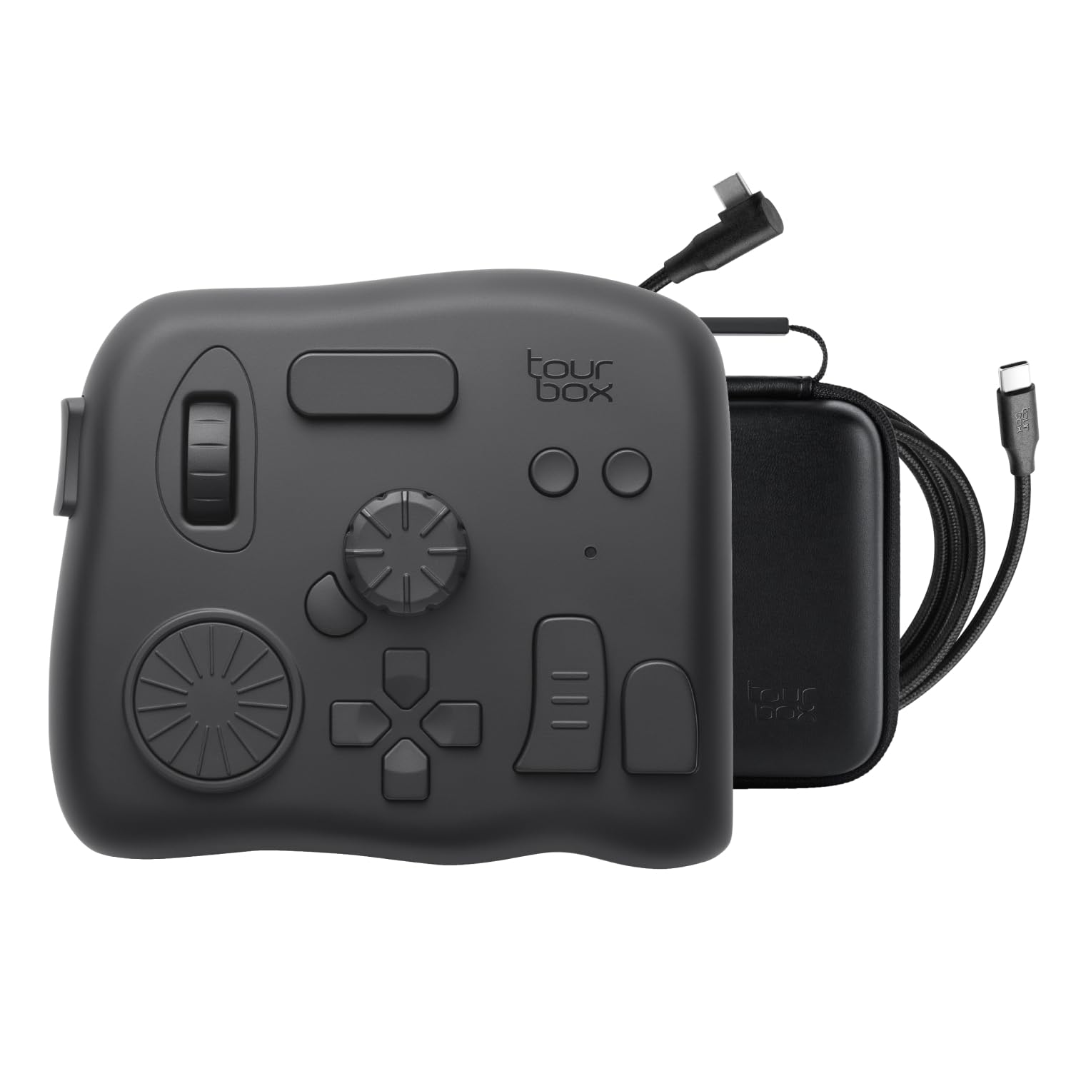 TourBox Elite, Upgraded Bluetooth Controller for Video Photo Editing, Color Grading, Illustration FCPX Premiere Davinci Resolve Adobe Photoshop Lightroom Capture One Illustrator After Effects Keyboard
