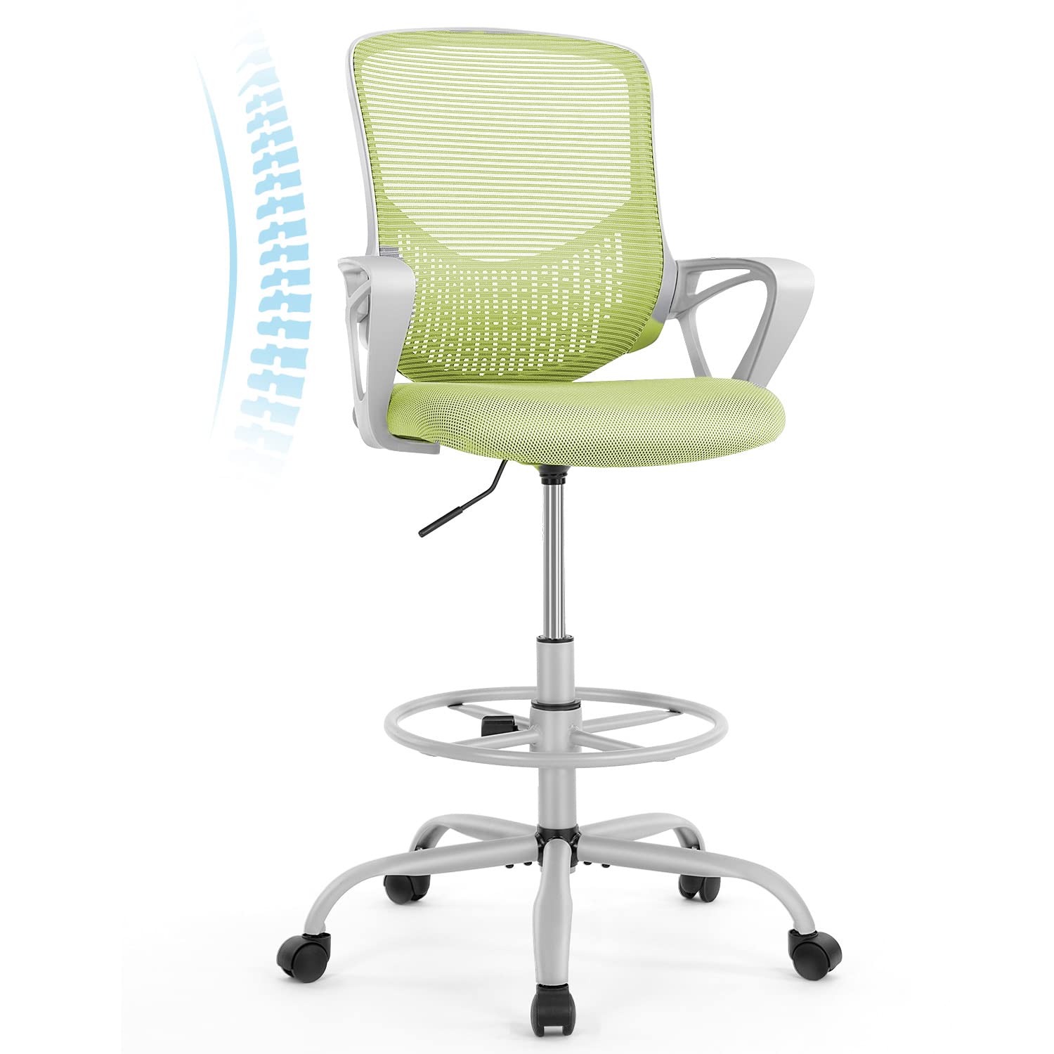 OLIXIS PRO Home Gaming Chair, High Back and Swivelable, Grey