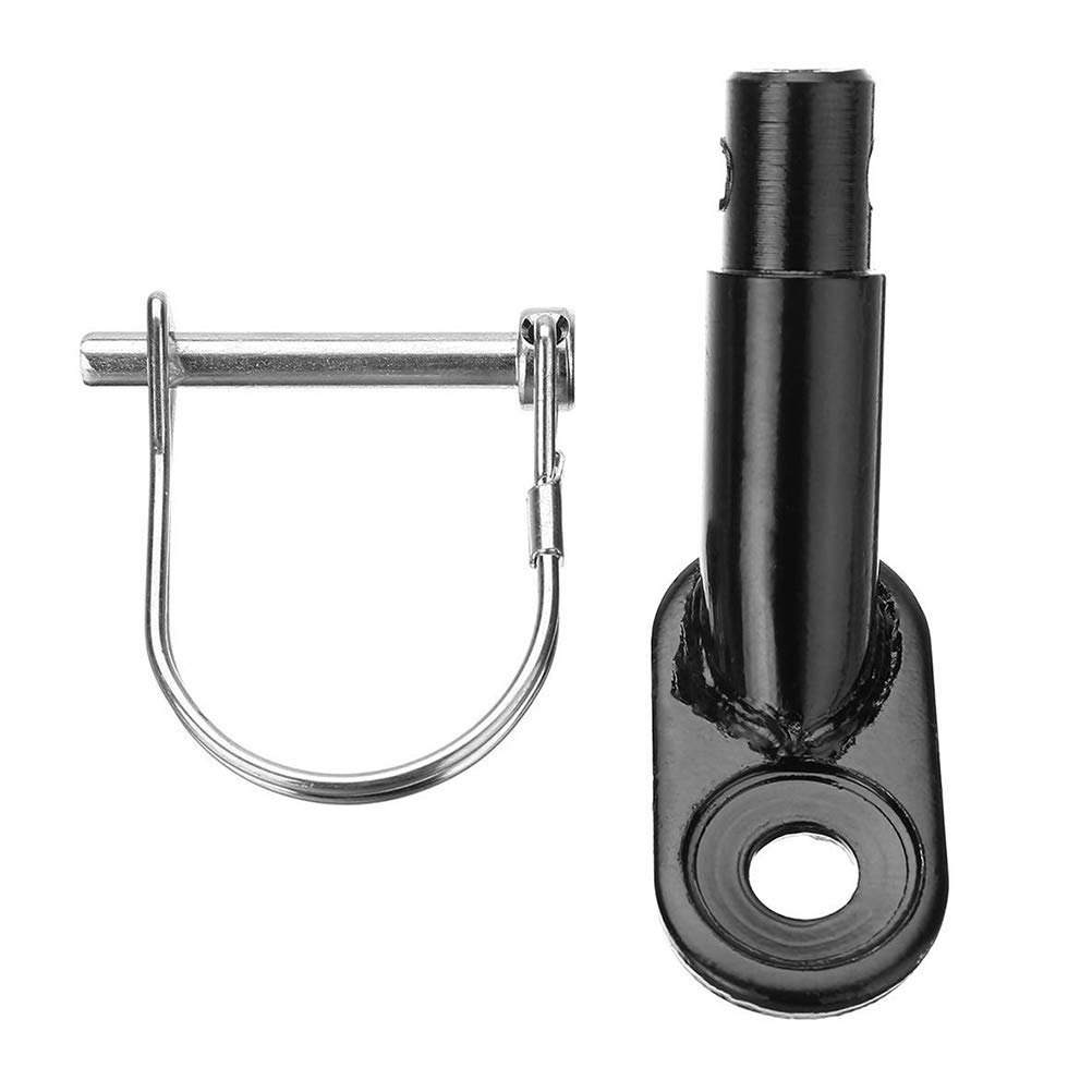LIOOBO Bicycle Rear Racks Coupler Universal Cycling Connector Attachment Angled Elbow for Bike Trailers Rear Carrier Mount Adapter