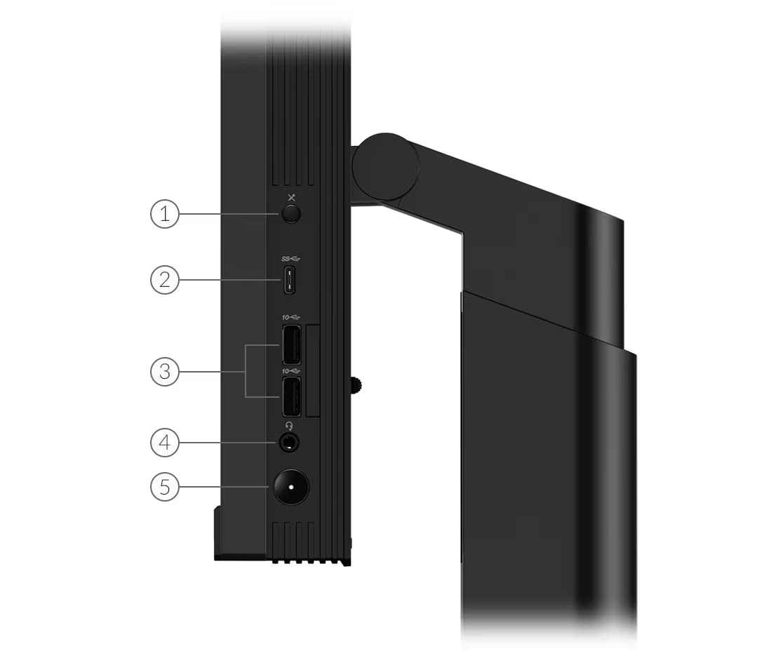Lenovo 2023 ThinkCentre M90a 23.8" FHD IPS All-in-One AIO Desktop 6-Core Intel i5-10400 16GB DDR4 256GB NVMe SSD Intel UHD Graphics WiFi AX BT Webcam USB-C DP RJ45 Black Windows 11 Pro w/RE USB