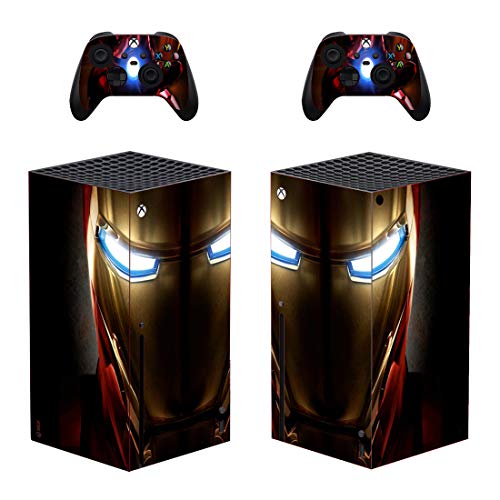 KAJAL MANI - Billionaire Hero - X-box-One-Series X Skin Set HD Printing Faceplate Protective for Console, Controller Skin Decal