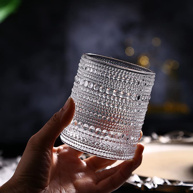 Mini Whiskey Glasses, 6.5 oz(200ml)Scotch Drinking Glasses Set 6, Shot Glasses Bar Set, Brandy Snifter Whiskey Glass for Scotch Bourbon Liquor Tequila Gin Cognac Vodka Cocktail