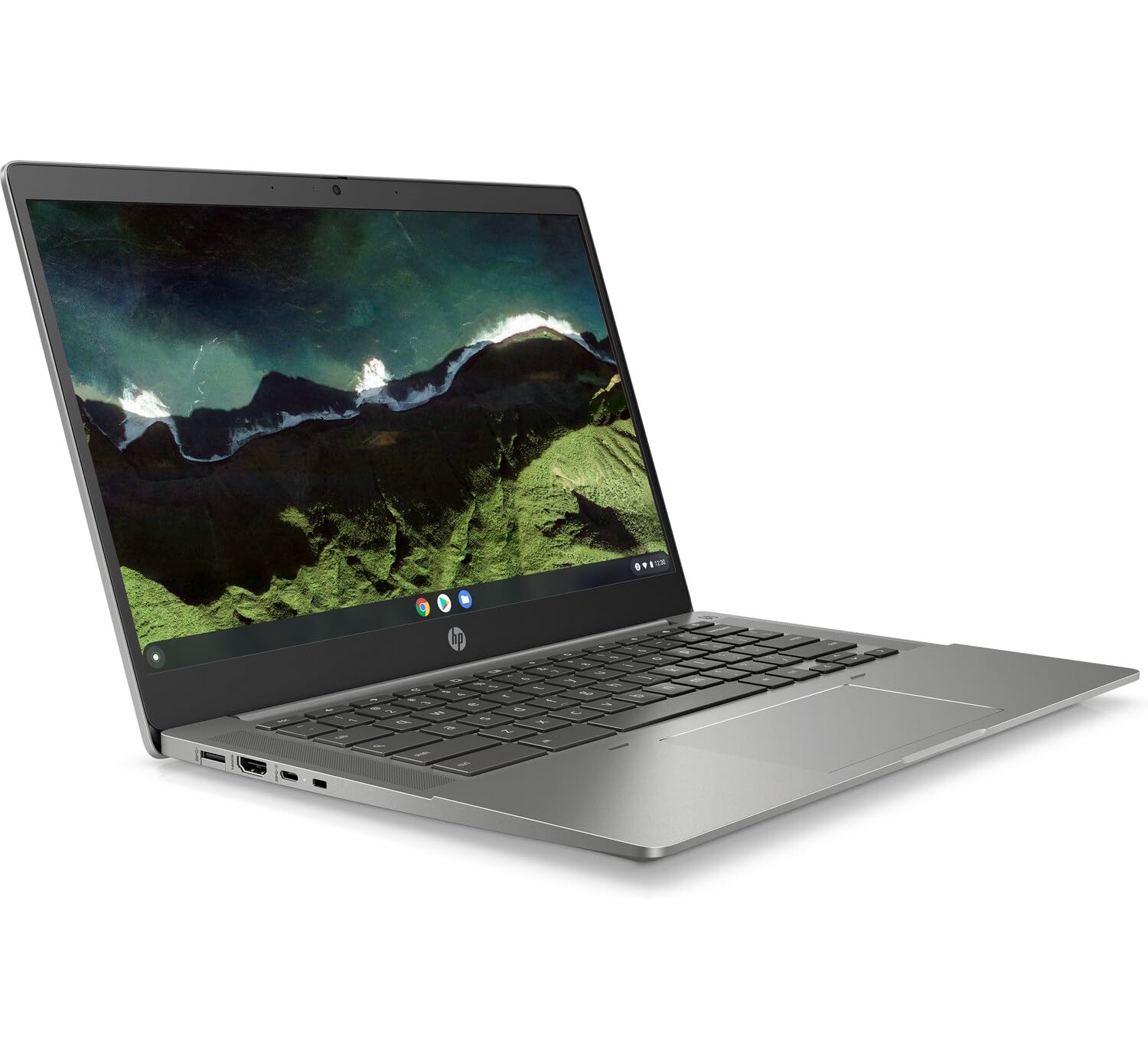 HP Chromebook Laptop 14B-NB0015CL - 14-inch Touchscreen FHD IPS Notebook Intel Core 15-1135G7 11th Gen, 8GB RAM 256GB SSD Backlit Keyboard WiFi Bluetooth HDMI USB, Chrome OS, Mineral Silver (Renewed)