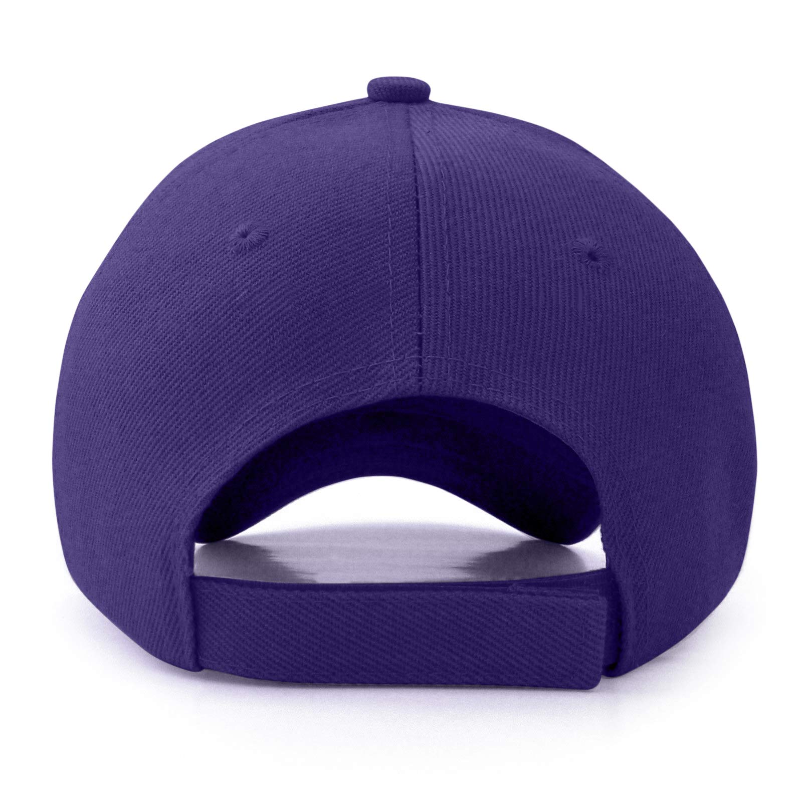 Kangora Plain Baseball Cap Adjustable Men Women Unisex | Classic 6-Panel Hat | Outdoor Sports Wear (20+Colors) (Purple)