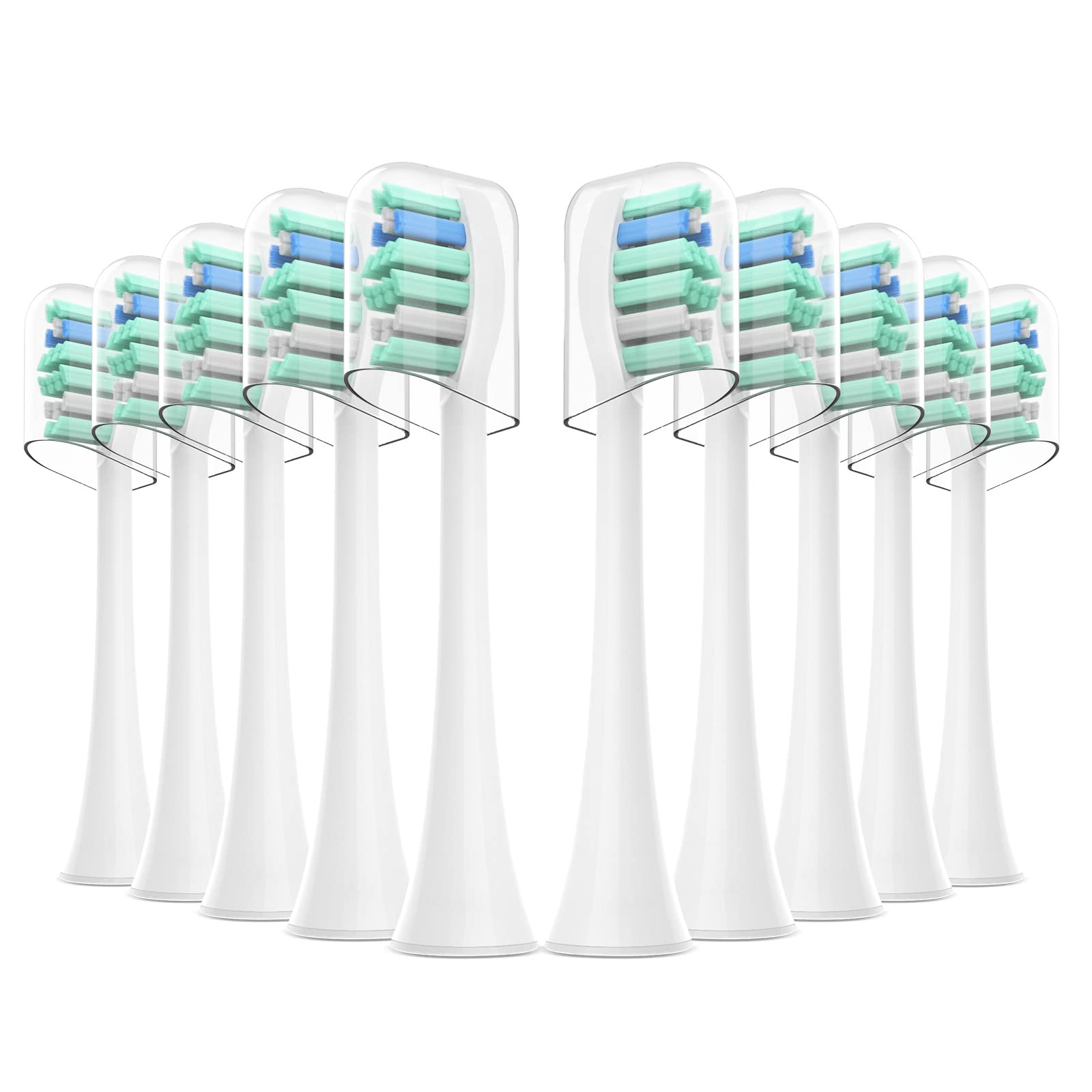 Toothbrush Replacement Heads Compatible with Philips Sonicare,10 Pack