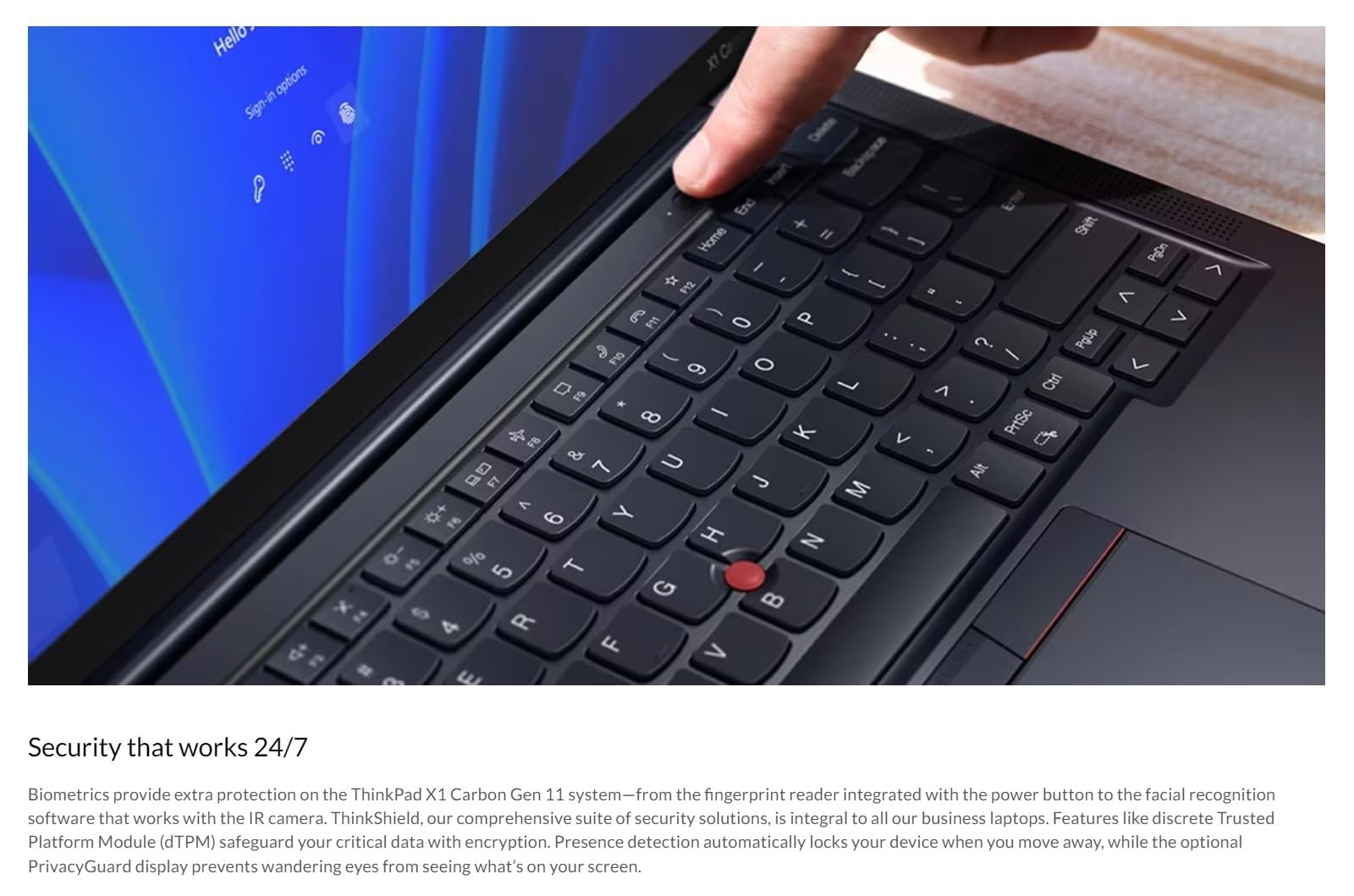 Lenovo Gen 11 ThinkPad X1 Carbon Laptop with Intel Core i7-1365U vPro Processor, 14″ WUXGA 500nits Touchscreen, 32GB LPDDR5 RAM, 2TB Gen4 Performance SSD, 5G and 4G WWAN Mobile Broadband, Win 11 Pro