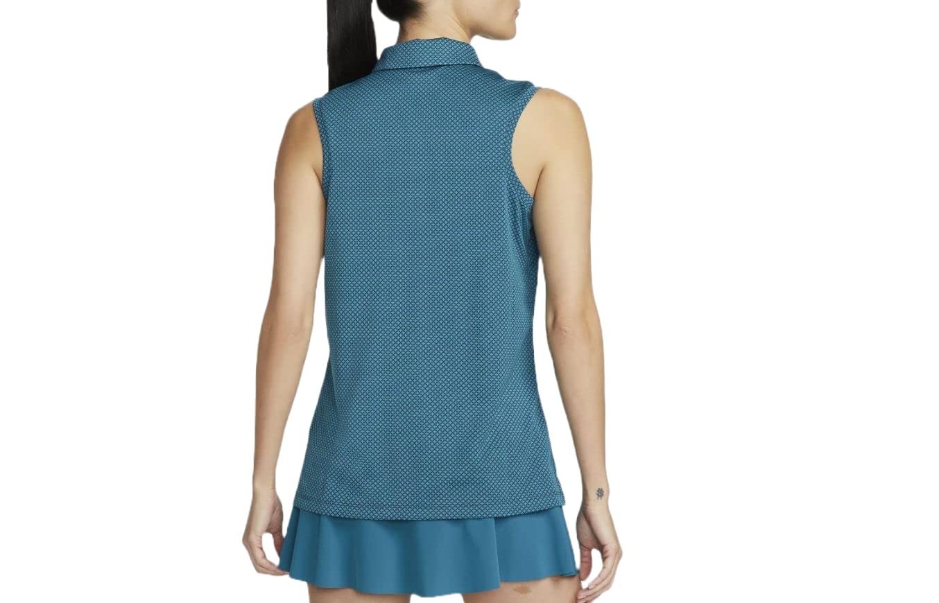 Nike Women's Dri-FIT Victory Golf Polo (Bright Spruce/Armory Navy) Size Small