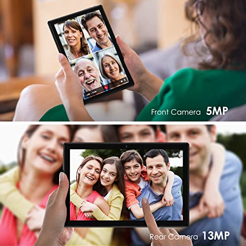 TPZ Tablet 10.1 inch, Android 10.0 OS, 32GB Expanded to 128GB, Wi-Fi, Dual Camera, Google Certified, 10.1’’ IPS HD Display, Bluetooth, 6000mAh - 2PCS