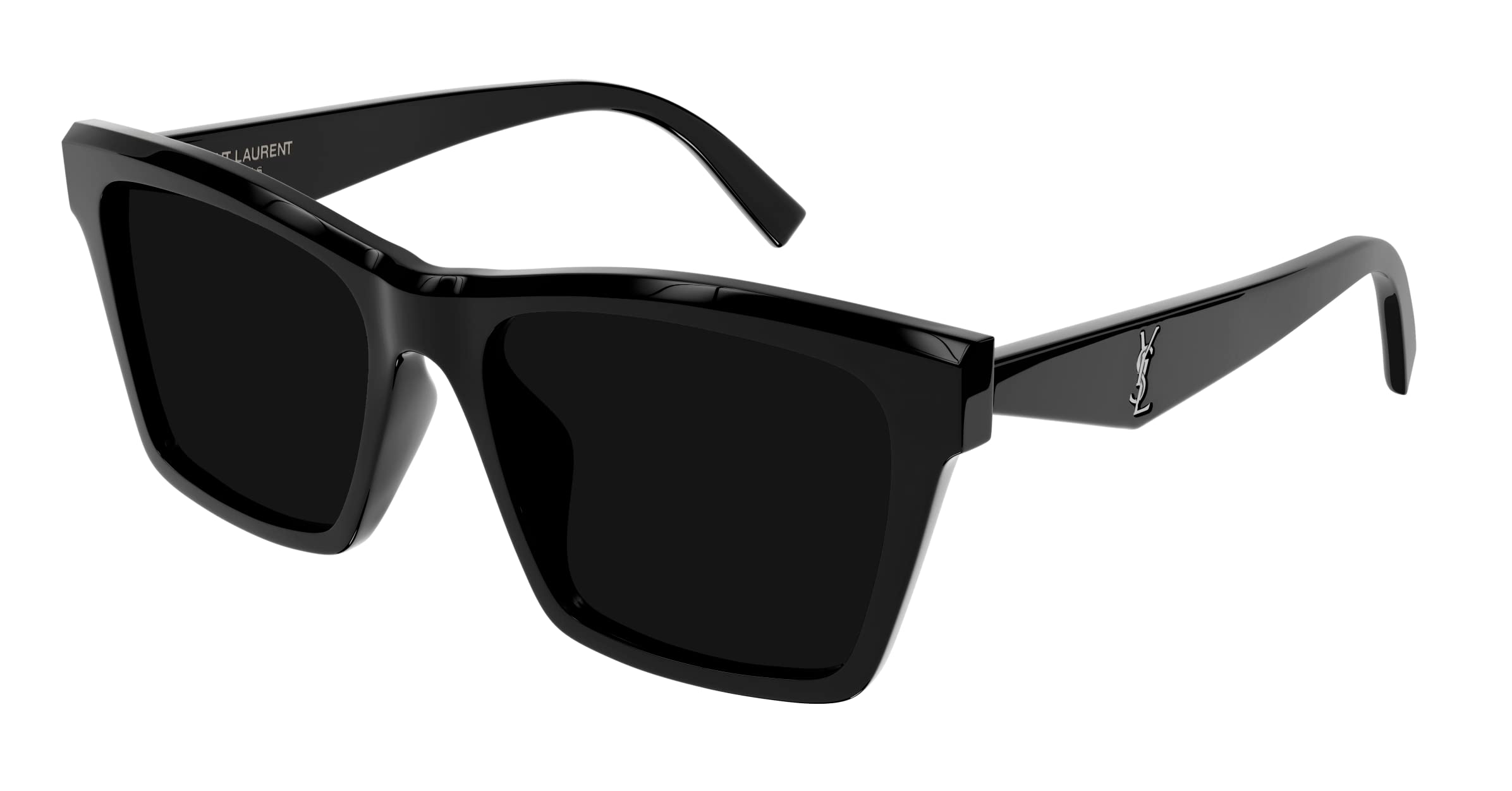 Saint Laurent SL M104/F - 002 Monogram Palette Sunglasses + Bundle with eSHADES Luxury Eyewear Kit