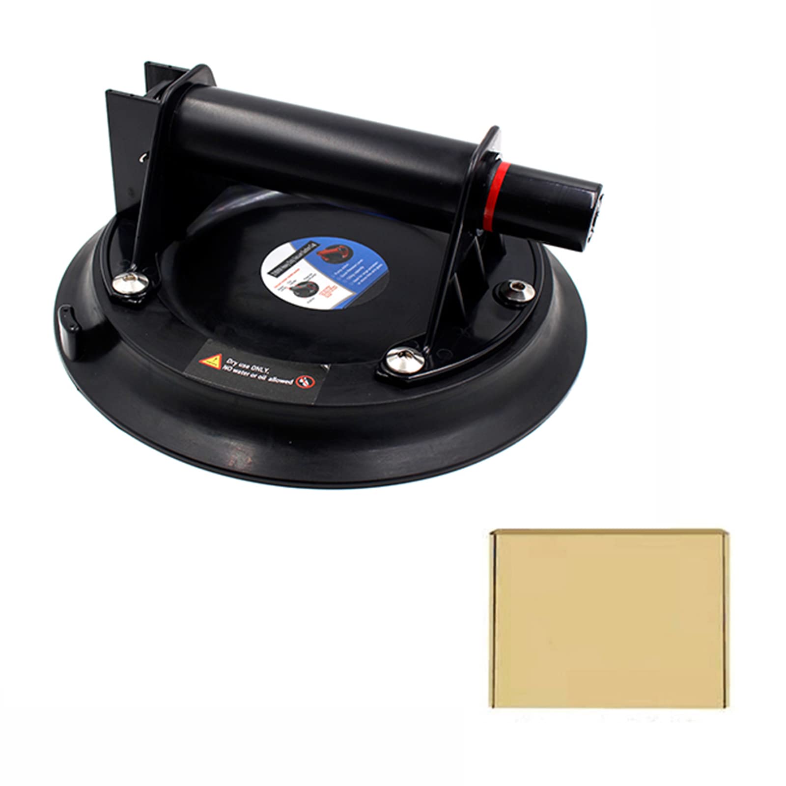 Saddgo 8 Inch 200 Kg Vacuum Suction Cup Vacuum Panel Lifter Heavy Duty Hand-held Vacuum Panel Lifter Vacuum Plate Handle Glass