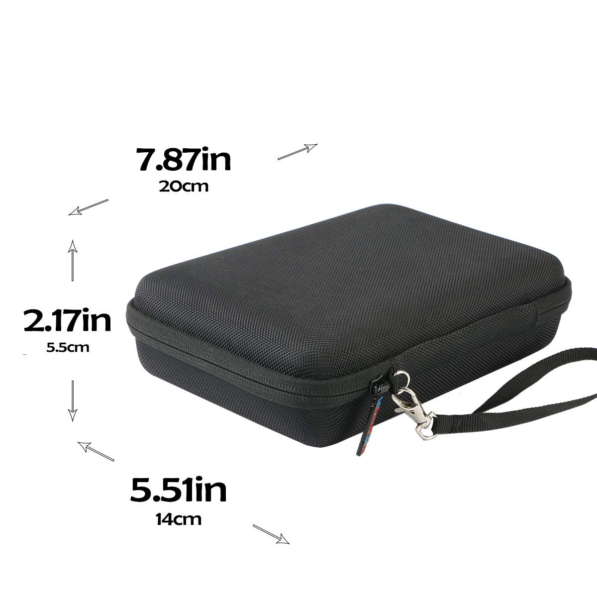 Khanka Hard Travel Case Replacement for WD 250GB 500GB 1TB 2TB My Passport Wireless SSD Portable External Drive (Inside White)