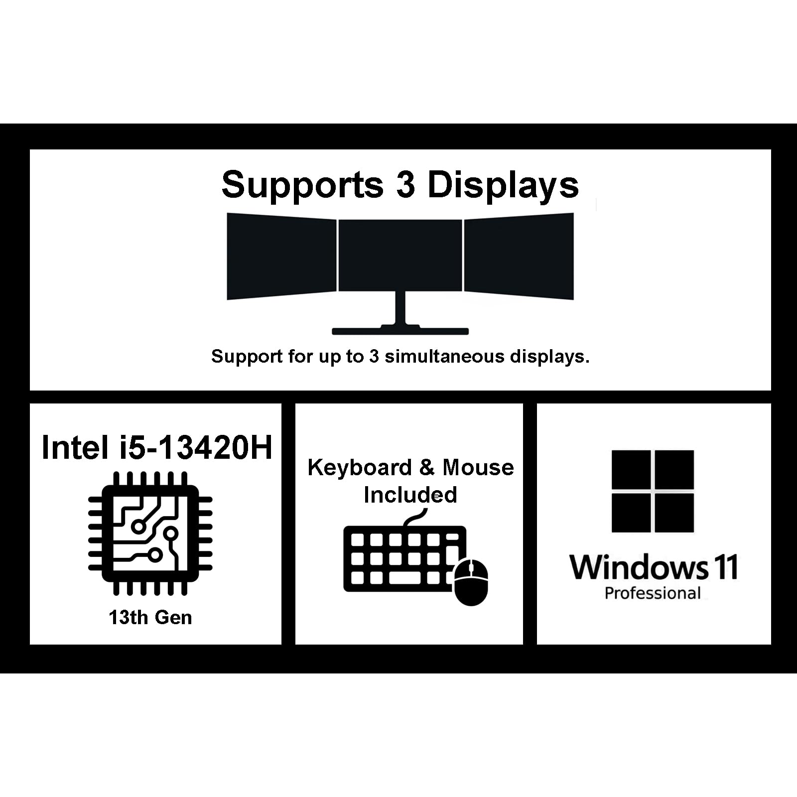 OEM Lenovo ThinkCentre M70q Tiny M70 Intel Hexa Core (6 Cores) i5-10400T, 16GB RAM, 512GB NVMe 4.0, HDMI Cable, W10P, WiFi 6, 3YR, Business Desktop