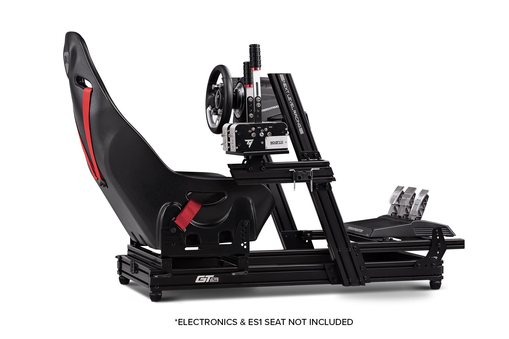 Next Level Racing® GTElite Racing Simulator Cockpit- Wheel Plate Edition (NLR-E022)