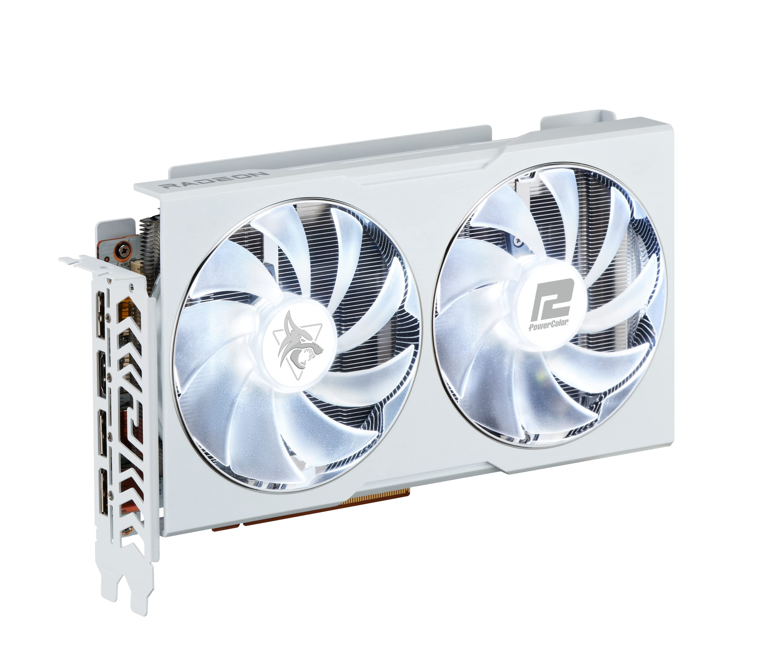 PowerColor Hellhound Spectral White AMD Radeon RX 6650 XT Graphics Card with 8GB GDDR6 Memory