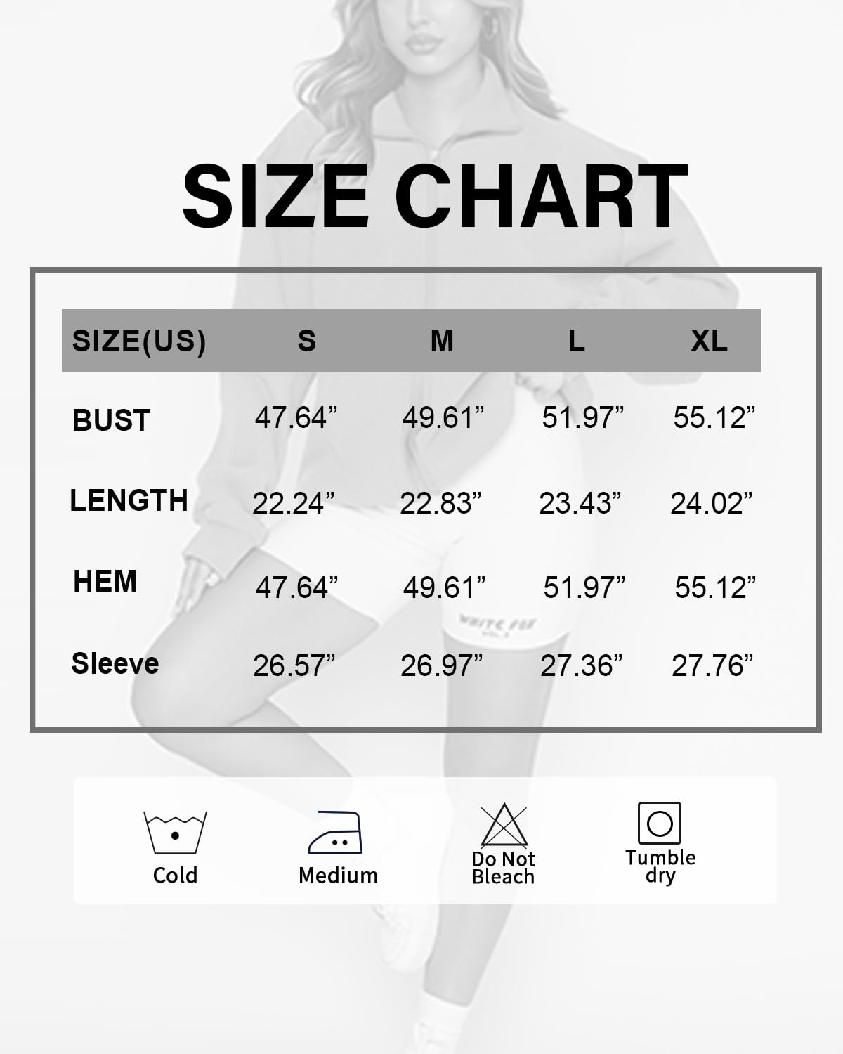 JZC Women's Zip Fleece Short Jacket Warm Winter Long Sleeve Sweatshirt Sherpa Crop Coat Brown Small