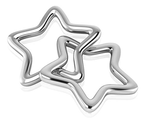 Krysaliis Baby Silver Plated Star Ring Rattle