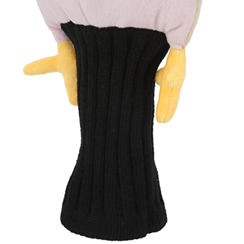 QSTNXB Golf Headcover, Soft Lining Animal Golf Club Head Covers, Cute Look Golf Driver Head Covers, Professional Protection Driver Cover, for Golf Course(Pink)