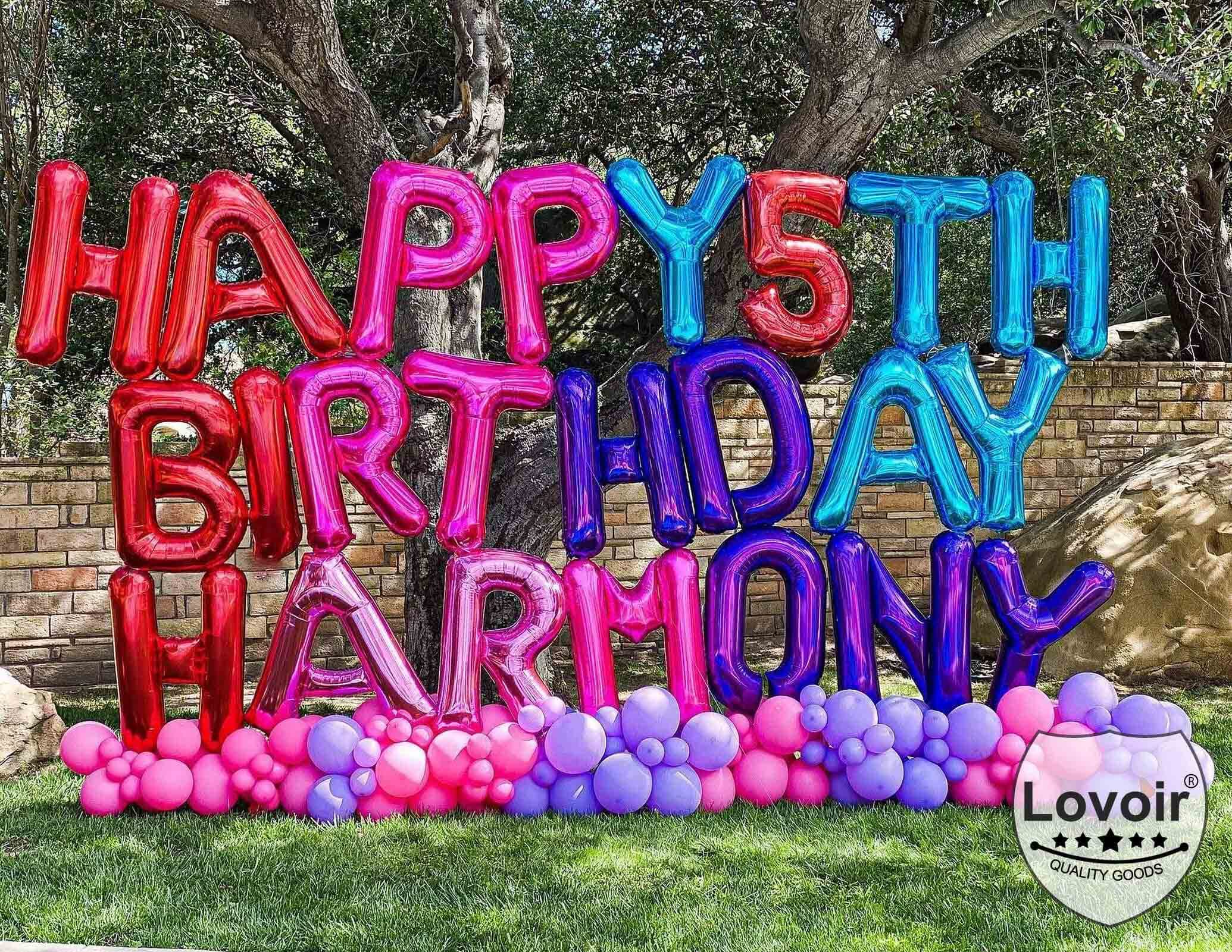Lovoir 40 Inch Large Red Letter C Balloons Big Size Jumbo Mylar Foil Helium Balloon for Birthday Party Celebration Decorations Alphabet Red C