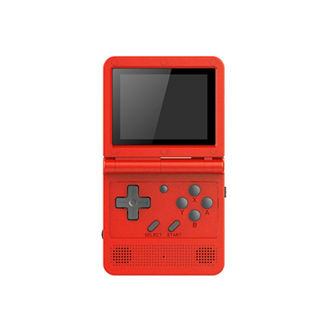 Powkiddy V90 Handheld Game Console Mini Foldable Portable Retro Arcade with Built in 6000 Games, 3 Inches IPS Screen Open Source Retro Arcade Game Console for Kids Adults