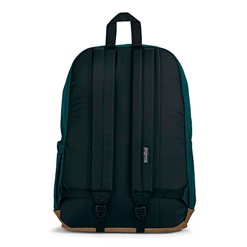 JanSport Right Pack Backpack - Durable Daypack with Padded 15" Laptop Sleeve, Spacious Main Compartment & Integrated Water Bottle Pocket - Deep Juniper