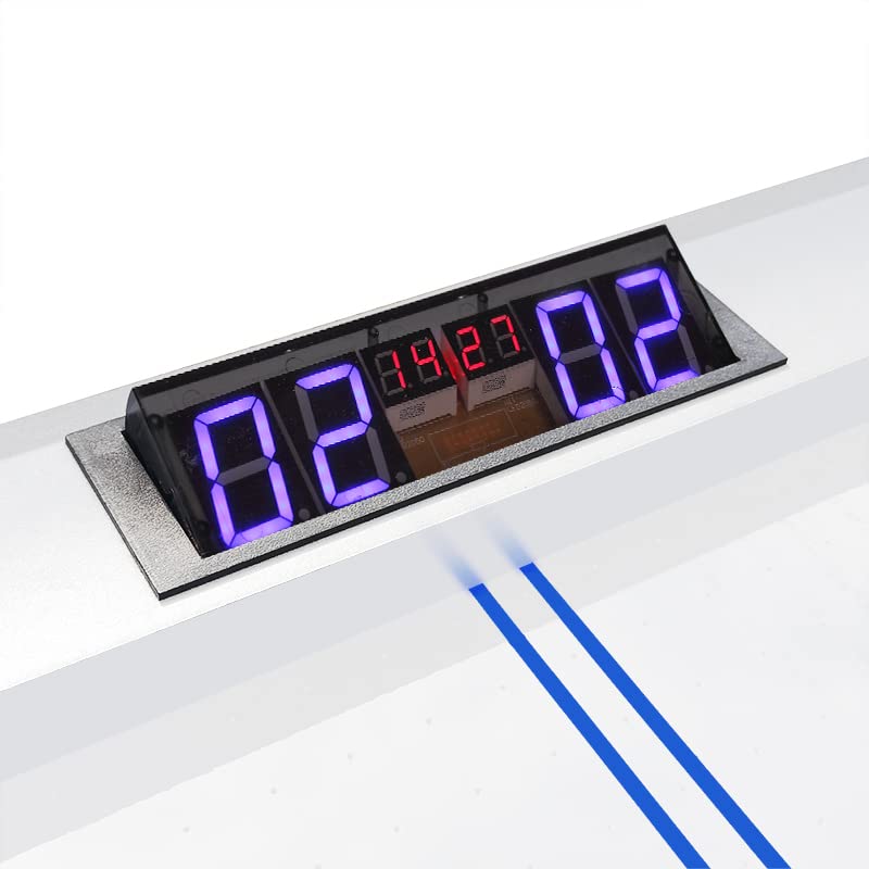 Puck Pegasus 5.5-Foot Air Hockey Table (White) - Compact Size, Durable Build, Ideal for Home Entertainment and All Skill Levels