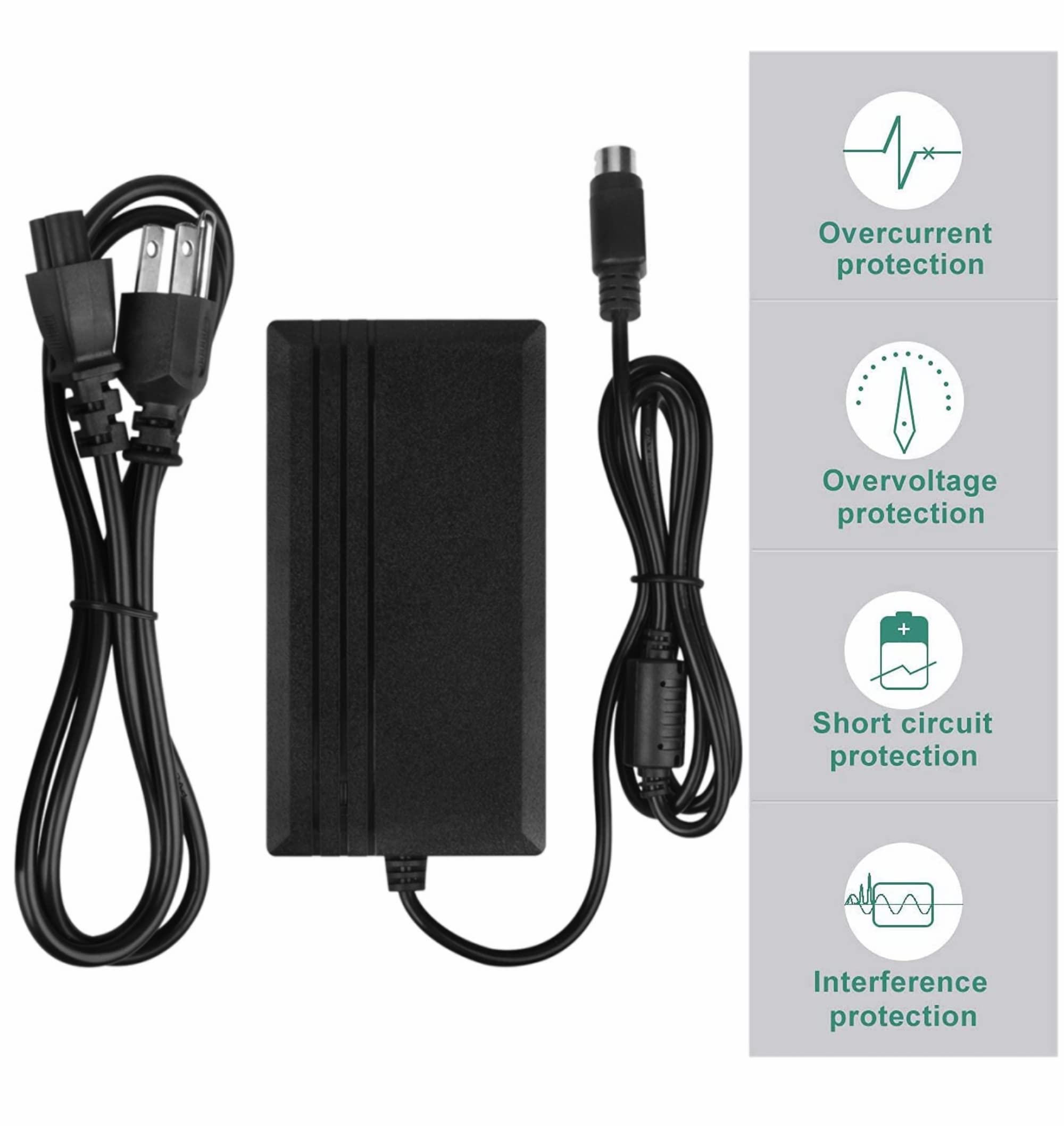 Jantoy AC/DC Adapter Compatible with Citizen iDP3240 iDP3240-RF120 iDP3240-PF230 Line Thermal Printer Power Supply Cord Battery Charger PSU
