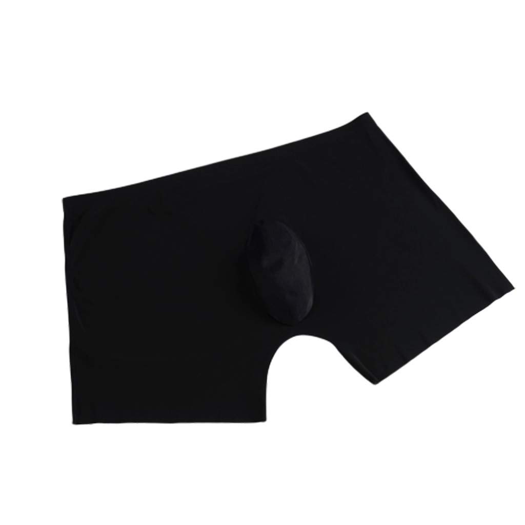 Mcniag Sexy Men's Seamless Ultra Thin Boxer Briefs Pantyhose Stocking Comfortable Uderwear Breathable Shorts Underpants