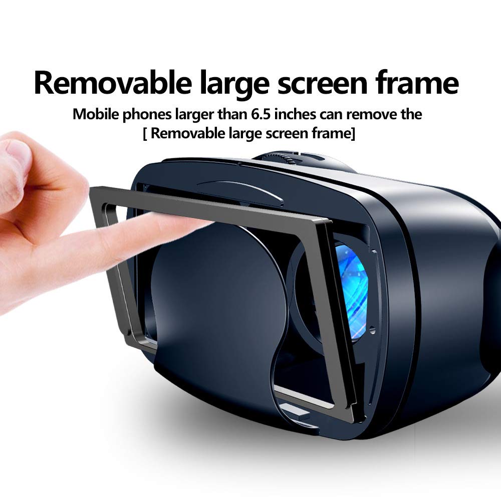LOOCOO 3d Pro VR Glasses,Virtual Reality Glasses,Full-screen Visual VR Player,Wide-angle VR Glasses,Suitable for 5 to 7-inch Smartphone Devices