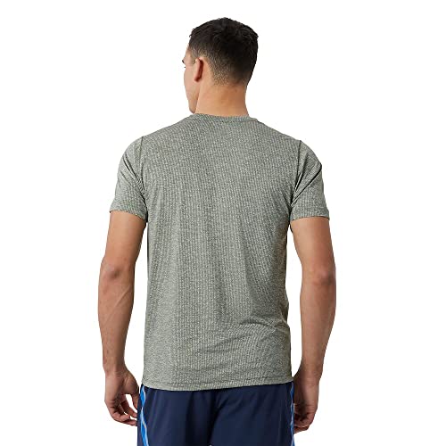 New Balance Men's Tenacity Short Sleeve, Deep Olive Gree, Medium
