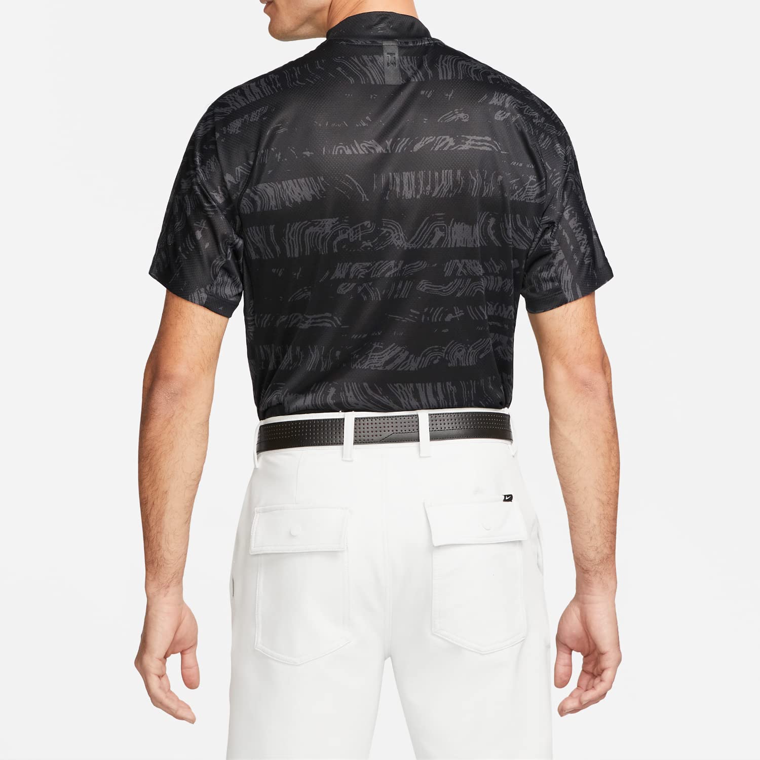 Nike Dri-FIT ADV Tiger Woods Men's Mock-Neck Golf Polo Shirt (as1, Alpha, l, Regular, Regular)