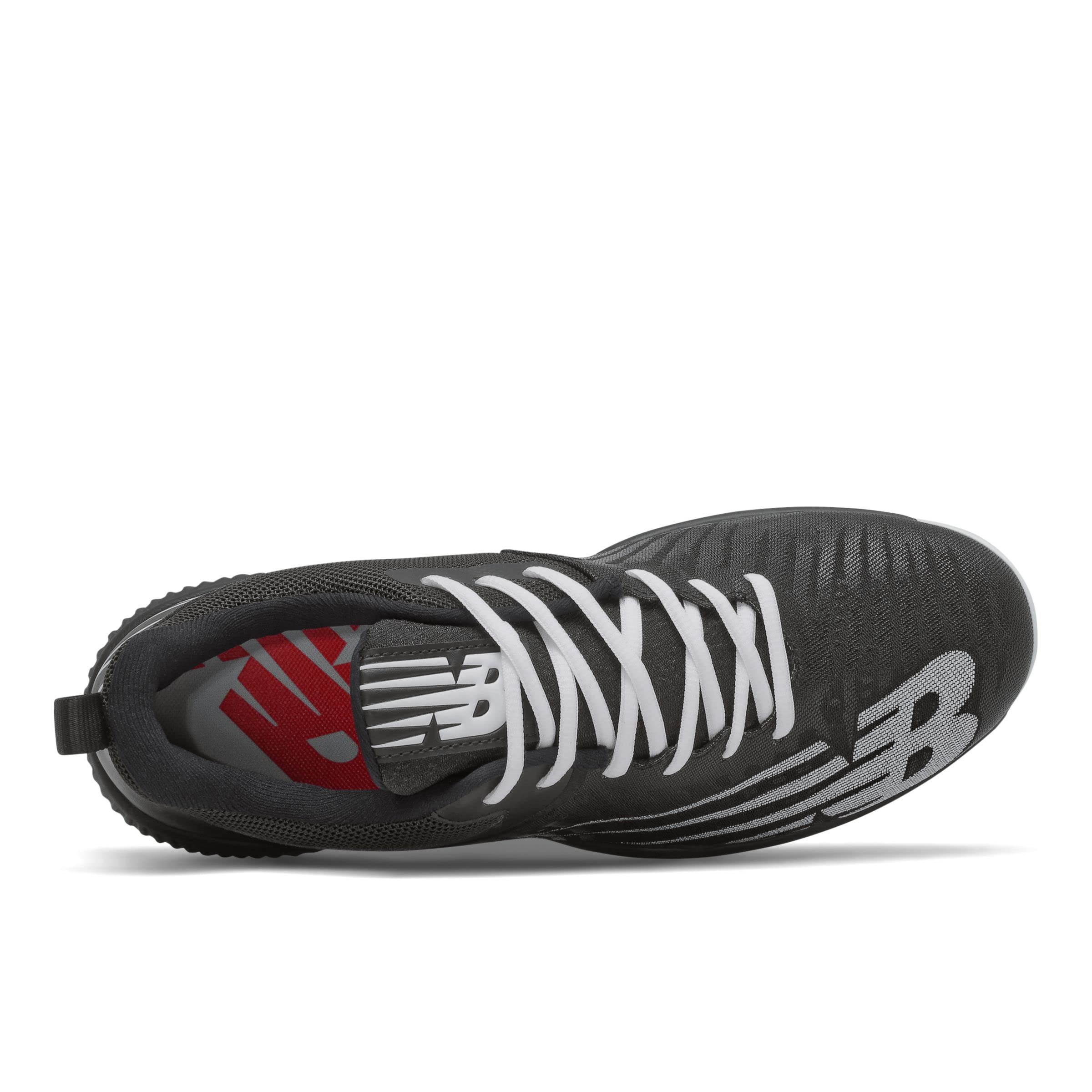 New Balance Men's FuelCell 4040 V6 Molded Baseball Shoe, Black/White, 11