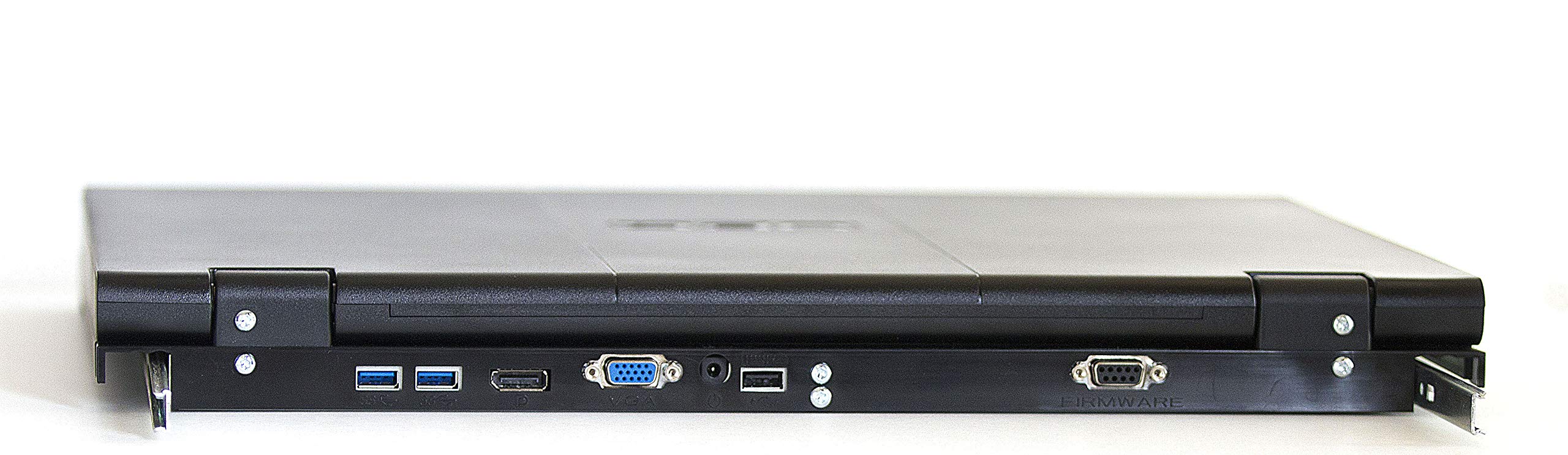 KVM Console 17.3 Full HD - Made in USA - TAA Compliant - 1U Rackmount Console Rack - Server Rack Mount Monitor with 1920 x 1080 Resolution - Rackmount Monitor with VGA & Display Port by Uptyma