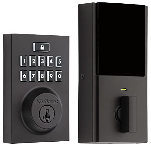 Kwikset CP913CNT-514S Kwikset 913CNT-S SmartCode Contemporary Single Cylinder Touchpad Electronic Deadbolt