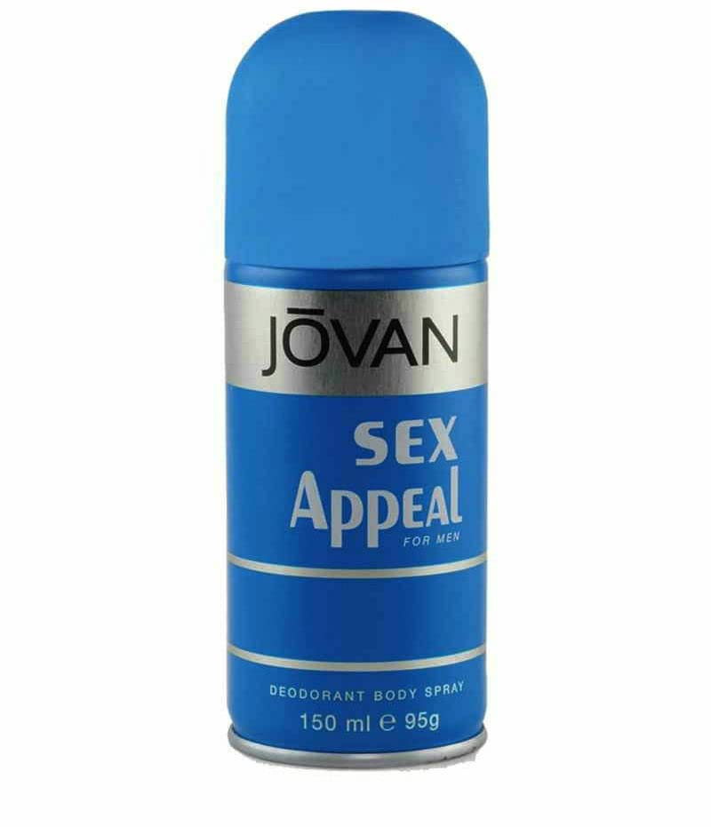 ScandiTech Jovan Body Spray for Men - Sex Appeal, 150ml Bottle