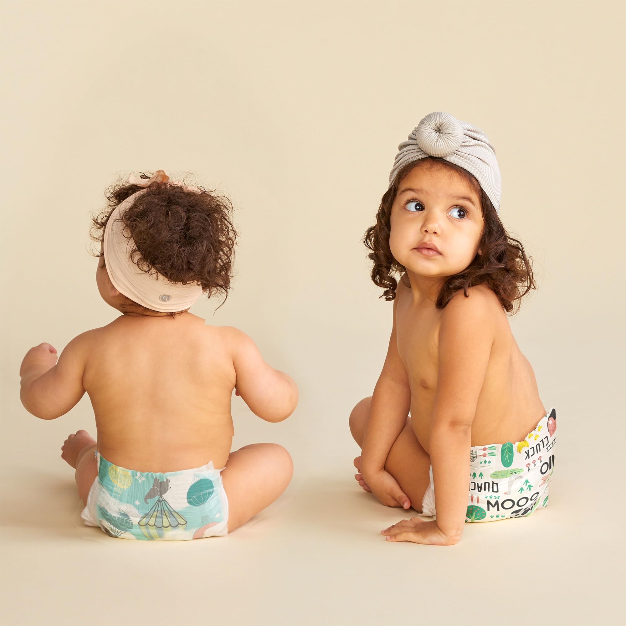 The Honest Company Clean Conscious Diapers | Plant-Based, Sustainable | Tie-Dye for + Cactus Cuties | Club Box, Size 4 (22-37 lbs), 60 Count (Pack of 2)