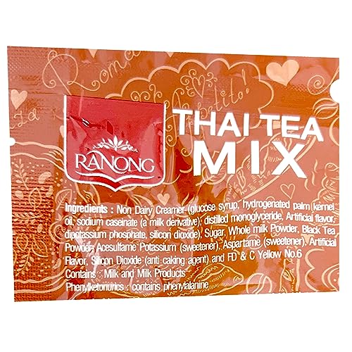 Ranong Tea Instant Thai Tea Mix 10 Sachets