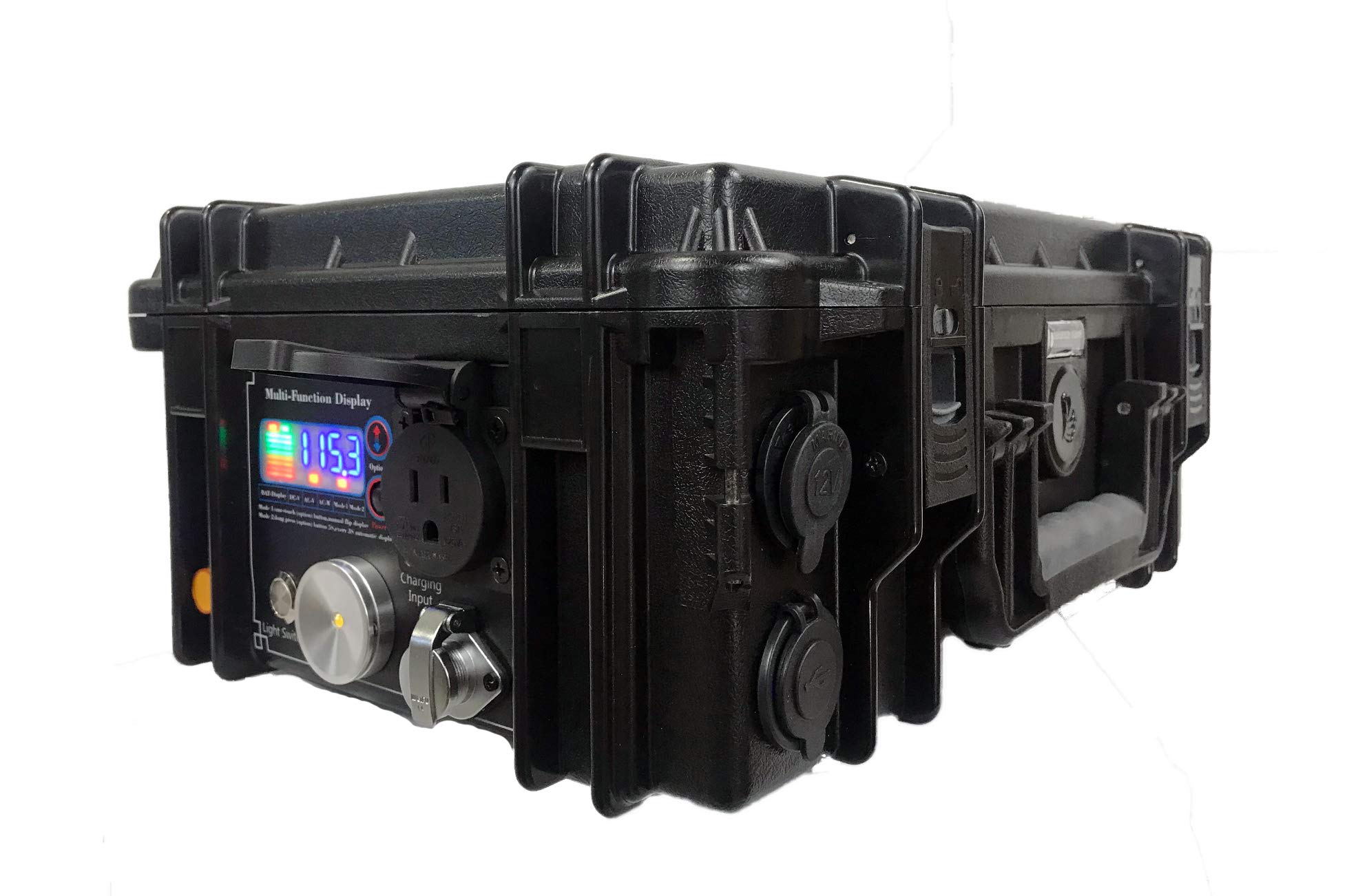 KYNG 2000Wh Solar Generator KIT Portable Power Station Back-Up Power Supply RV, Outdoors, Emergency, Camping, CPAP - High Powered 110V Output, 48V/40Ah Battery, DC 5V/2A DC 12V/3A