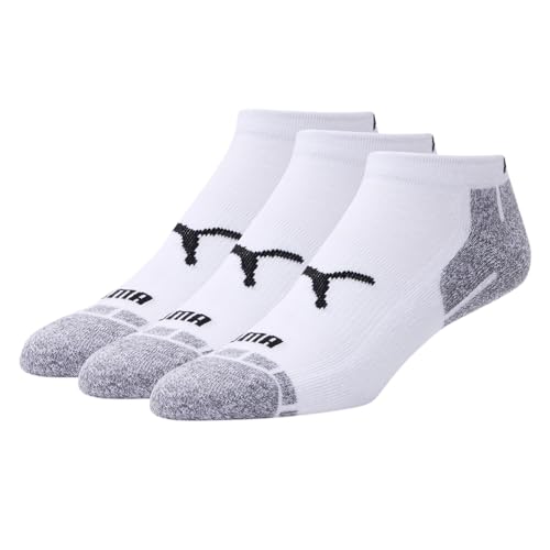 PUMA Men's low cut socks (White)