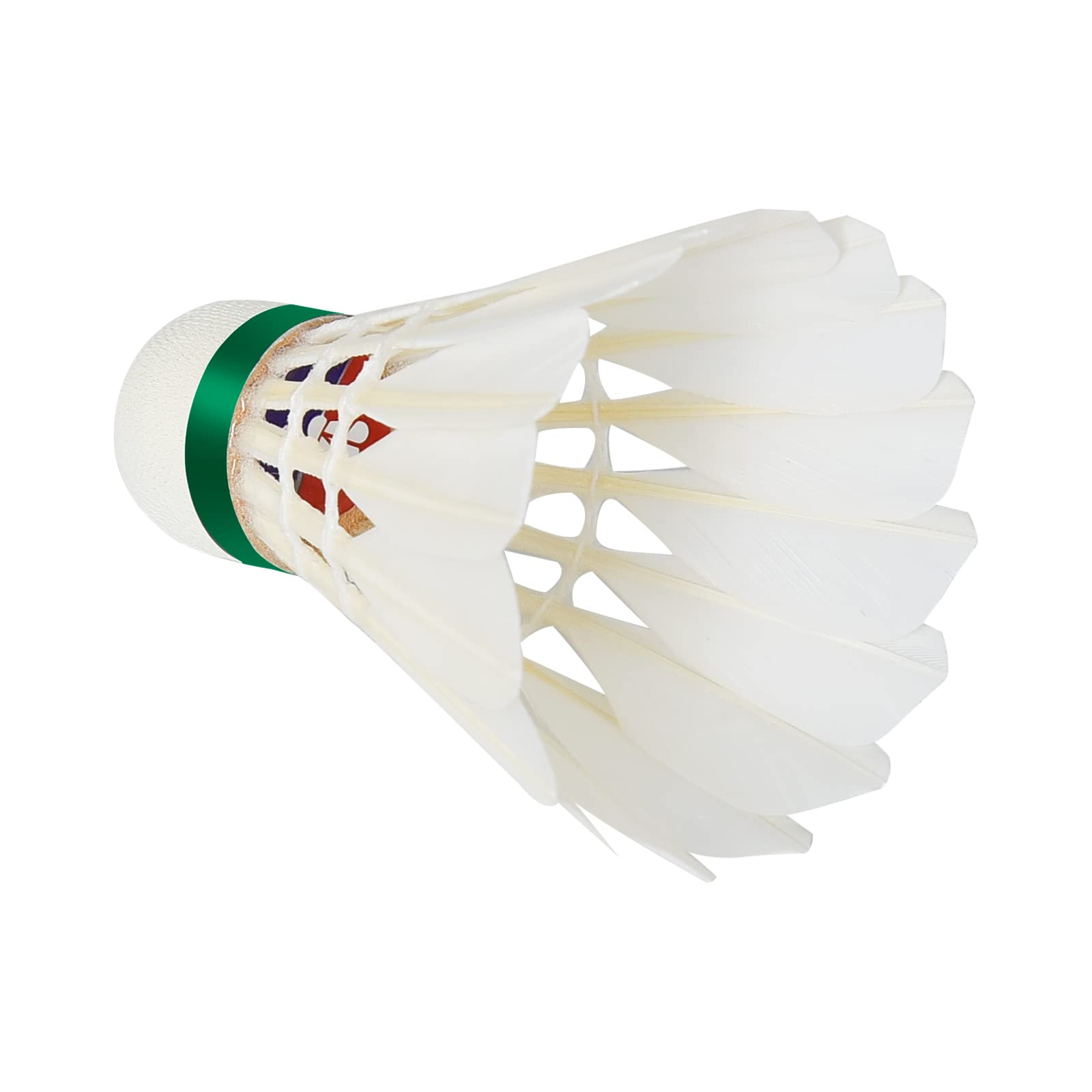 MANJHONG Badminton Birdies Goose Feather Shuttlecocks with Great Durability for Recreational Game