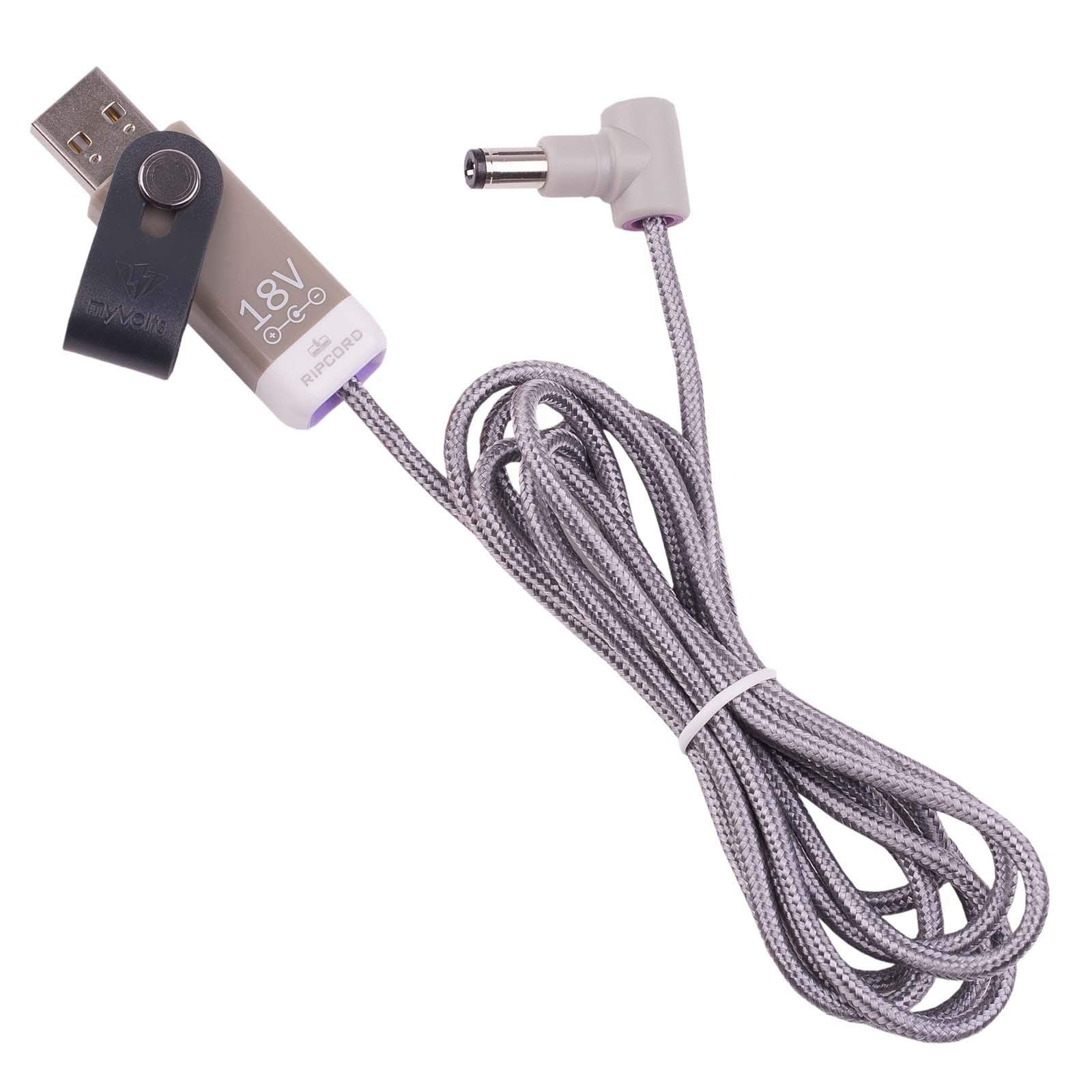 MyVolts 18V in-car Power Supply Adaptor Compatible with Pedal Pawn Gypsy Vibe Effects Pedal
