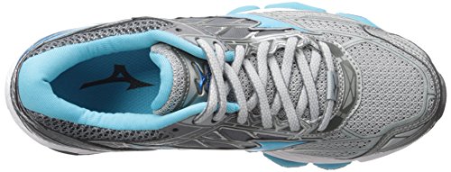 Mizuno womens Wave Creation 19 Running Shoe, High-rise/Blue Atoll/Castlerock, 8 US