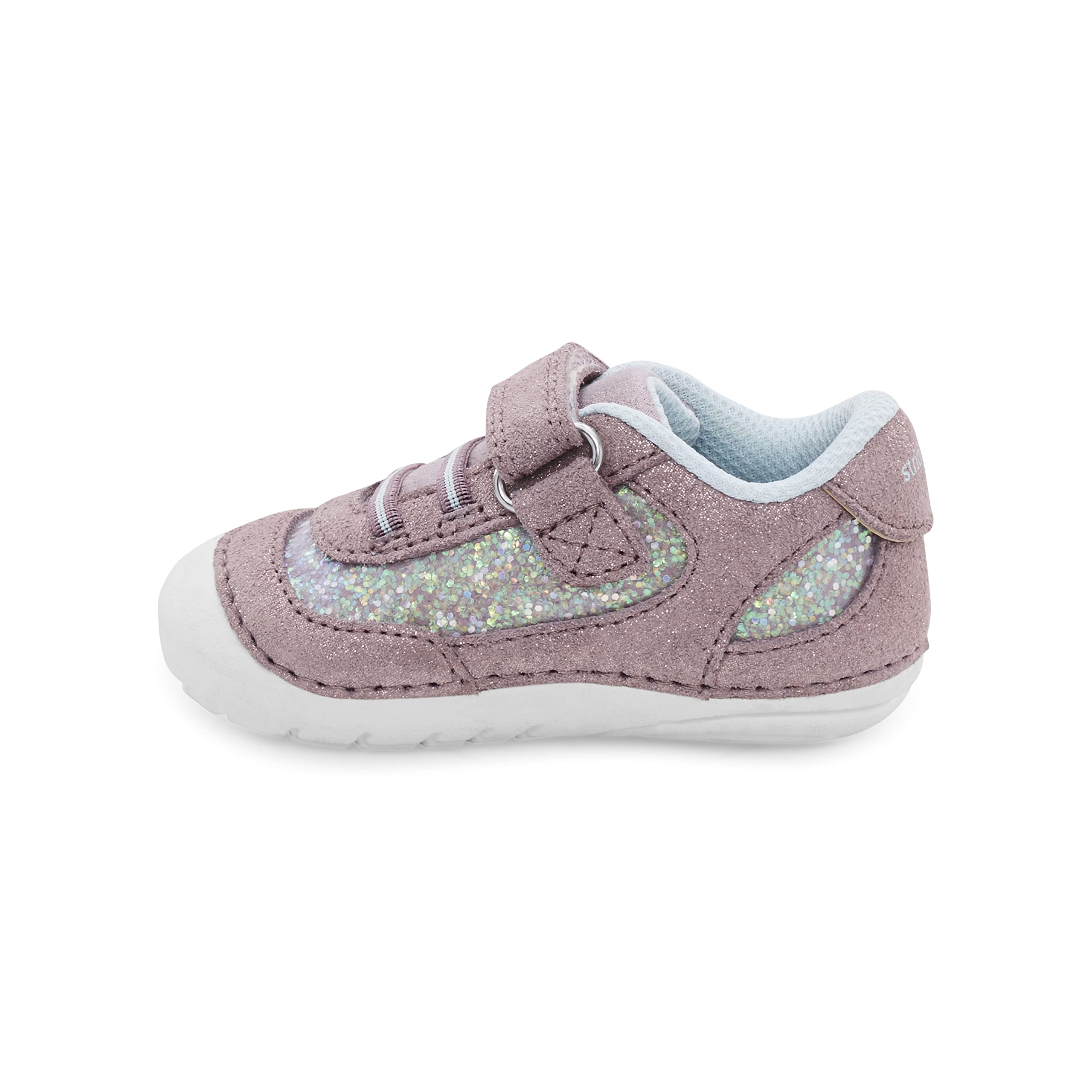 Stride Rite Baby Girls SM Jazzy Sneaker, Lavender Multi, 4 Infant