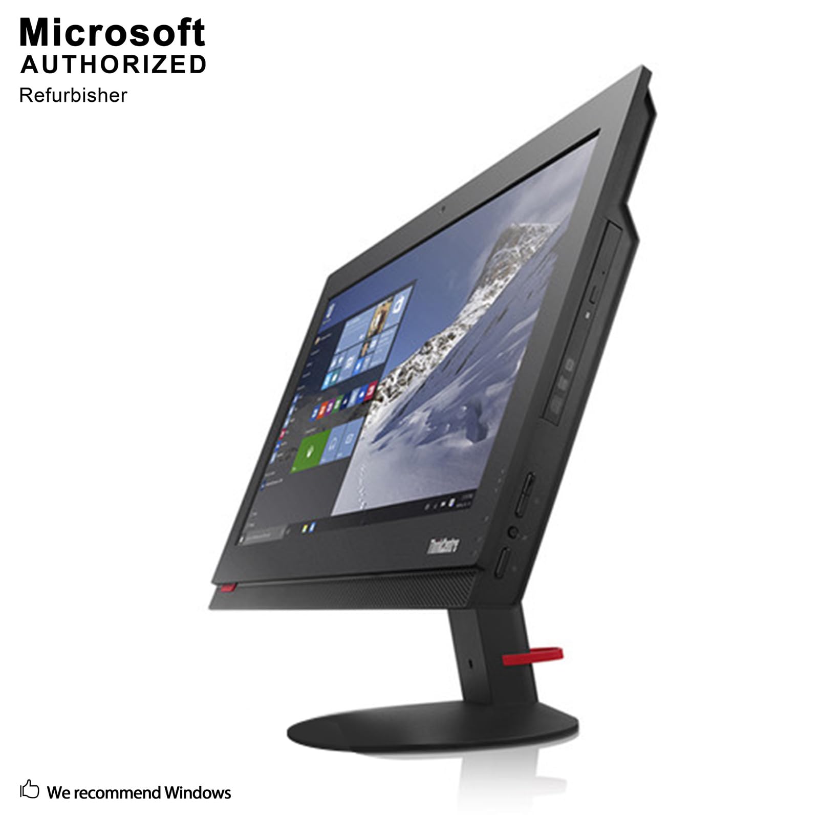 Lenovo 20" AIO ThinkCentre M700z All-in-One Desktop Computer, Intel Core i3-6100T 3.2GHz, 16G DDR4, 1T SSD, WiFi, BT 5.0, Windows 10 Pro 64 Bit-Multi-Language(EN/ES/FR) (Renewed)