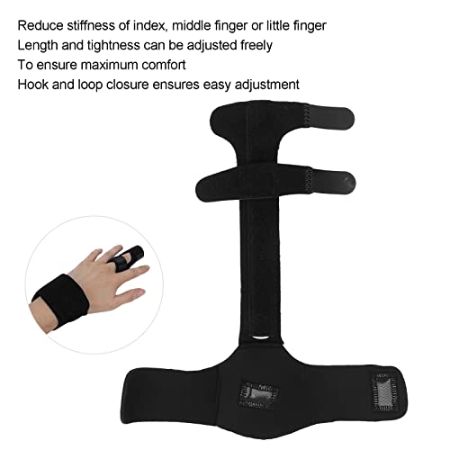 Metacarpal Support Braces, Comfortable Lightweight 9.4x7.9in Metacarpal Finger Splint Plastically Adjustable for Sprains Mallet Injury for Injuries Arthritis