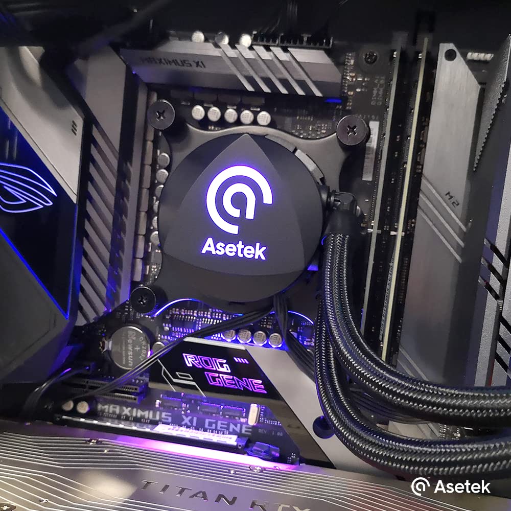 Premium AMD AM4/AM5 Retention Kit for Asetek-Based Liquid Coolers – Premium Kit with Sleek Finish Plus Easy Installation