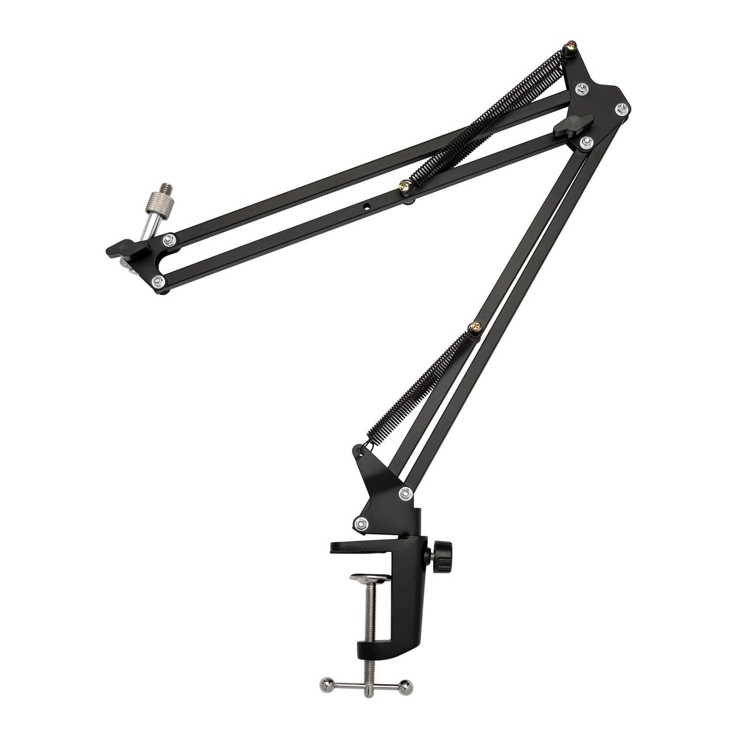Knox Gear Microphone Suspension Studio and Home Recording Podcasting Mic Stand (Fits All Microphones and Shock Mounts)