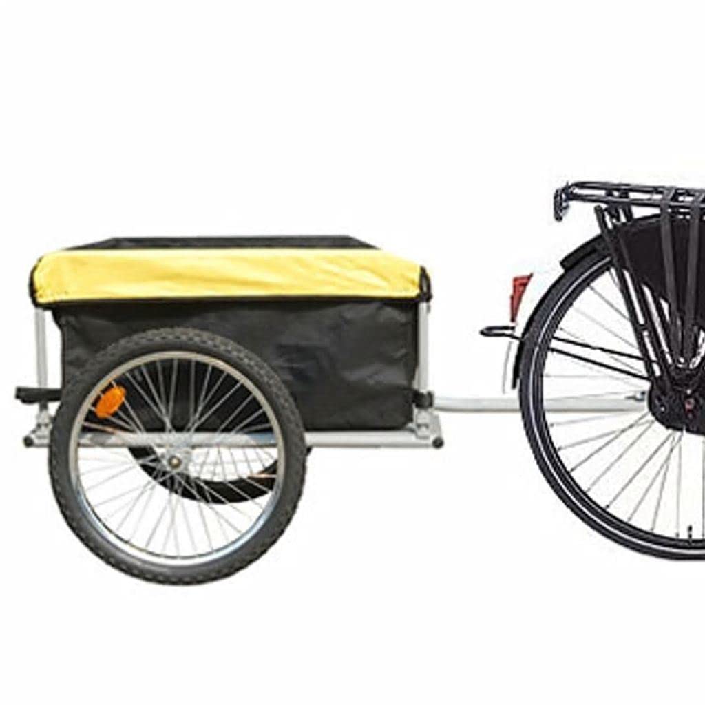 MengK Bike Trailer with Cover 4.9 Cubic Feet
