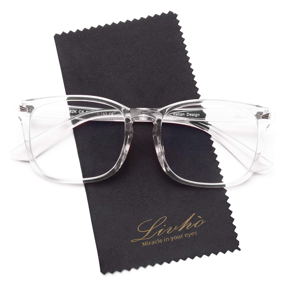livho Blue Light Blocking Glasses, Computer Reading/Gaming/TV/Phones Glasses for Women Men,Anti Eyestrain & UV Glare LI8081 (*Leopard)