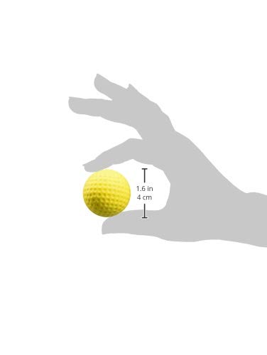 Jef World of Golf Gifts and Gallery, Inc. True Flight Foam Practice Balls (Yellow)